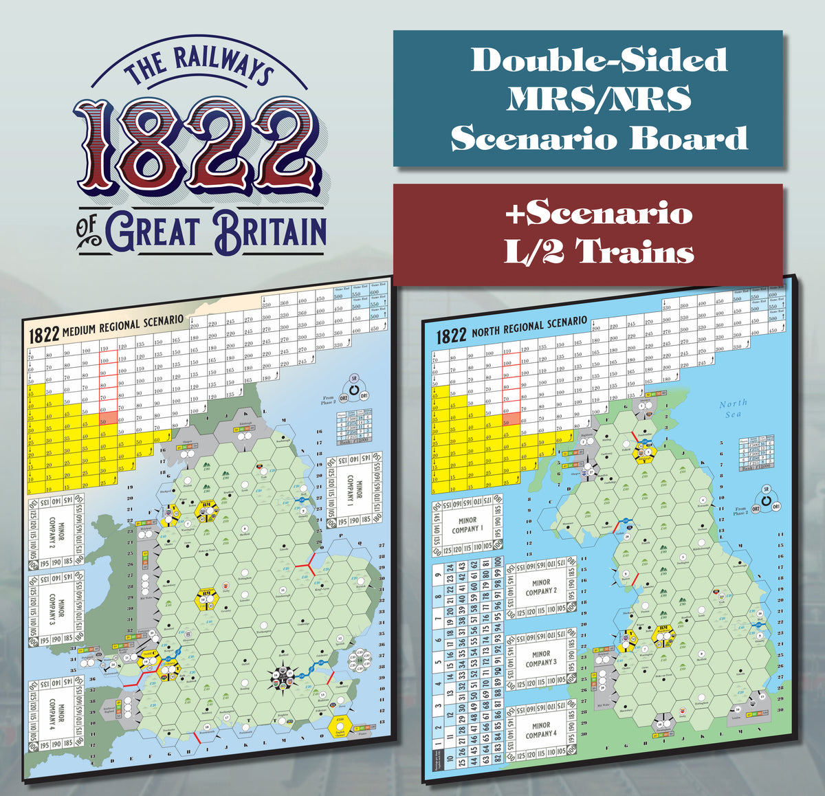 US/CA - 1822 MRS/NRS Board + Cards – All-Aboard Games